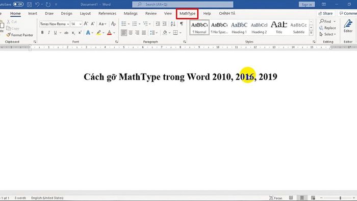 Cách xóa MathType trong Word khi không còn sử dụng?