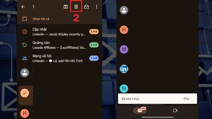Vị trí thùng rác trong Gmail và cách khôi phục email đã xóa