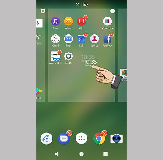 Add Widgets to Sony Xperia XA1 Plus Screen - Mytour