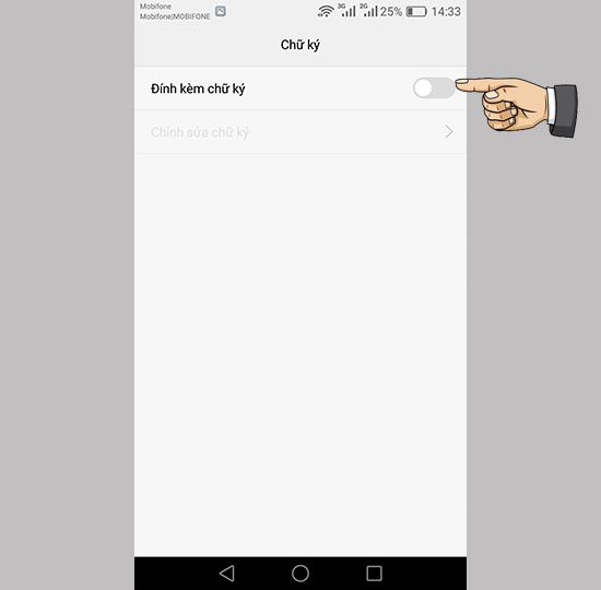 Setting Up Message Signature on Huawei GR5 2017