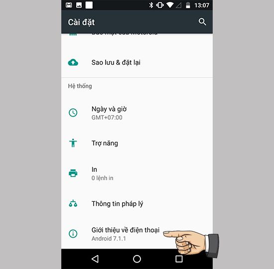 Activate Developer Mode on Motorola Moto X4 - Mytour