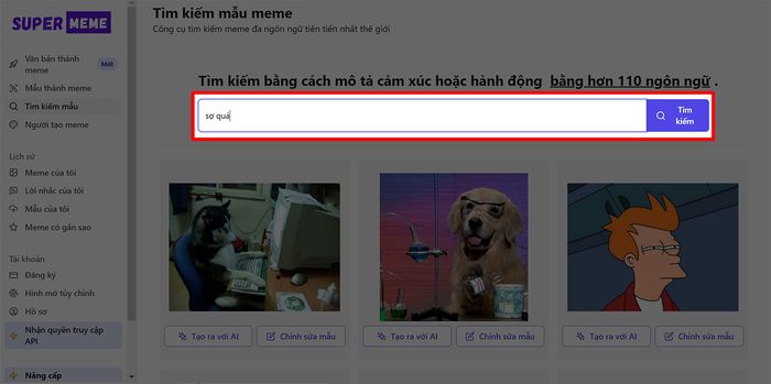 Hướng dẫn cách tìm meme bằng AI nhanh chóng và dễ dàng chỉ trong vài giây