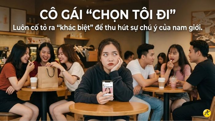 Pick Me Girl là thuật ngữ chỉ những cô gái tìm cách tạo sự khác biệt để ...
