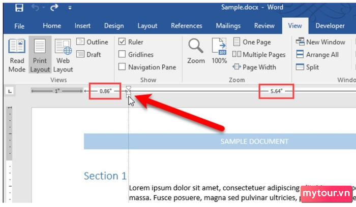 Cách Hiển Thị Thước Kẻ Trong Word | Sử Dụng Ruler Để Căn Chỉnh Văn Bản