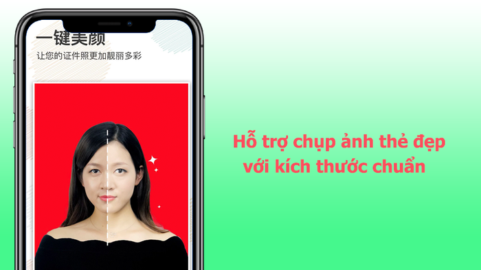 Ứng dụng IDPhoto: Chụp ảnh thẻ đẹp, chuẩn kích thước