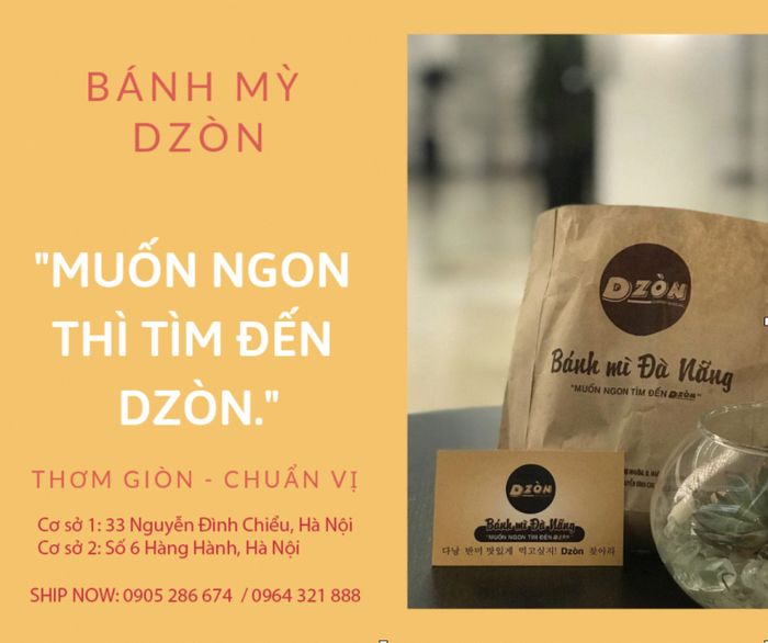 5 điều đặc biệt về Bánh mì Dzòn – Đặc sản Đà Nẵng giữa Hà Nội - Mytour