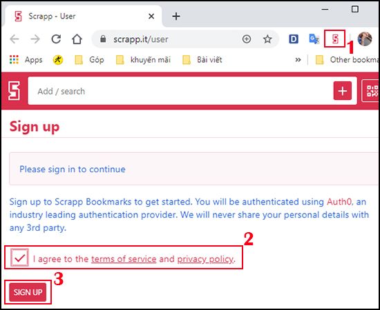 Bí quyết lưu trang web offline với Scrapp Bookmarks