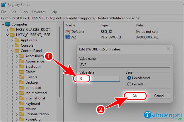 Bí quyết loại bỏ System Requirements Not Met trên Windows 11