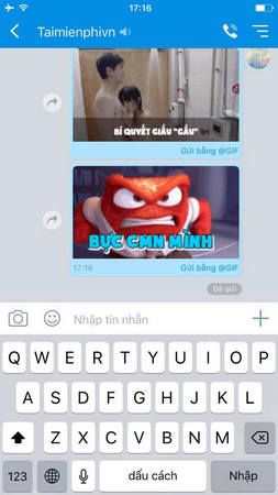 Hướng dẫn gửi và chia sẻ ảnh động trên Zalo bằng GIF