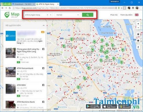 Bí quyết sử dụng Cốc Cốc Map trên máy tính và laptop