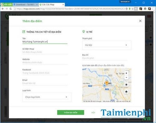 Bí quyết sử dụng Cốc Cốc Map trên máy tính và laptop