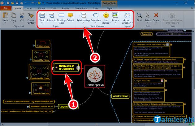 Bí quyết tải và cài đặt MindMaple Lite trên máy tính - Ứng dụng vẽ sơ đồ tư duy