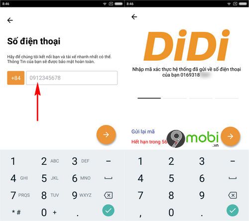 Hướng dẫn cách sử dụng ứng dụng DiDi để đặt và gọi xe trên điện thoại ...