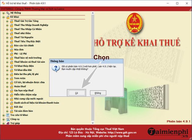 Bí quyết: Cách nâng cấp HTKK lên phiên bản mới nhất