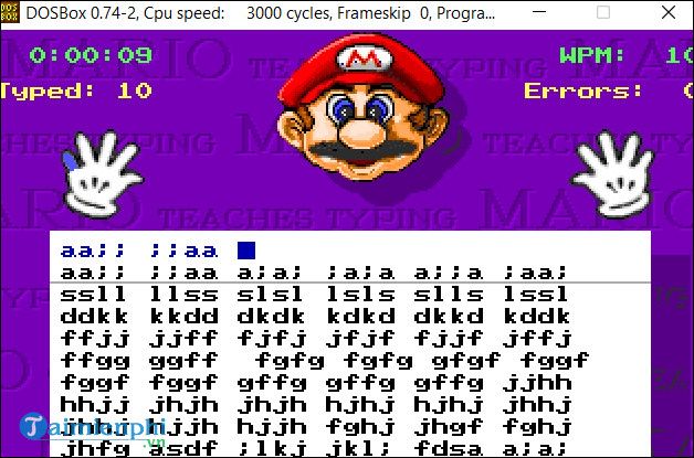 Bí quyết sử dụng Mario Teaches Typing để trau dồi kỹ năng gõ 10 ngón ...
