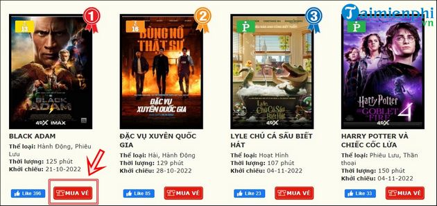 Lịch chiếu phim tại CGV - Cập nhật thông tin giờ chiếu phim tại rạp