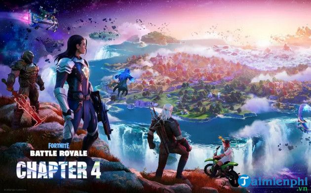 Fortnite Chapter 4 đón chào bản đồ mới, siêu xe địa hình và huyền thoại ...