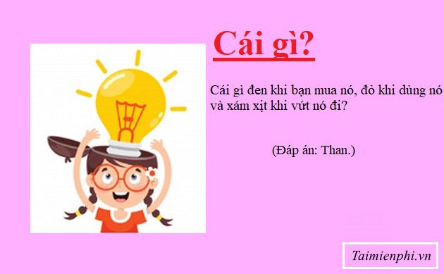 Bữa tiệc của những câu đố vui vẻ