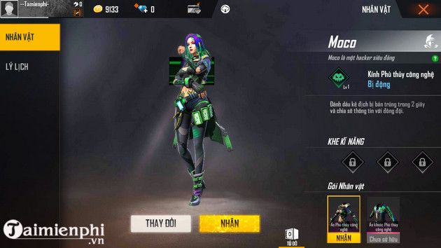 Bí quyết và Kỹ năng Siêu Đẳng của Nhân vật Moco trong Free Fire