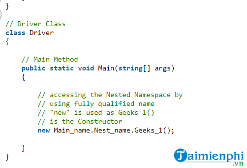 Namespace trong C# – Hiểu Đúng và Sâu Sắc