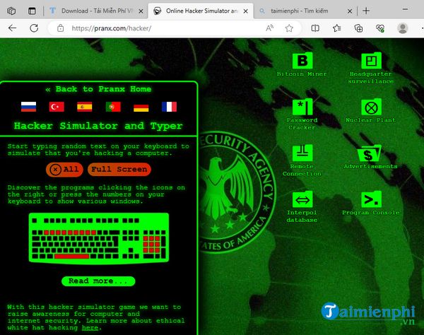 Trình Hack - Nơi giả mạo hack để trêu đùa bạn bè và đồng nghiệp