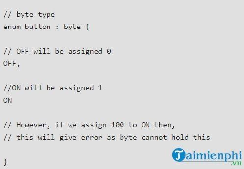 Enum trong ngôn ngữ lập trình C# mang đến điều gì? Cú pháp và cách khởi tạo
