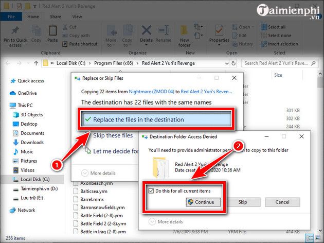 Hướng dẫn tải và cài đặt Red Alert 2 trên Windows 10