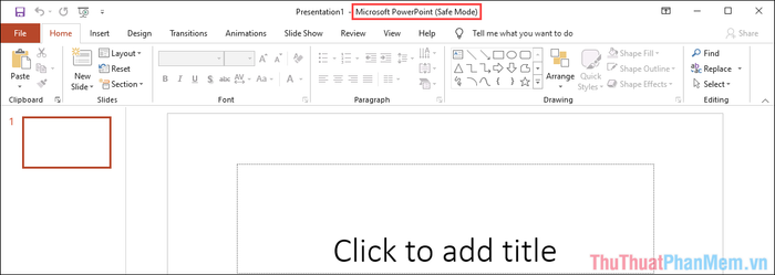 Bí quyết mở PowerPoint ở chế độ an toàn
