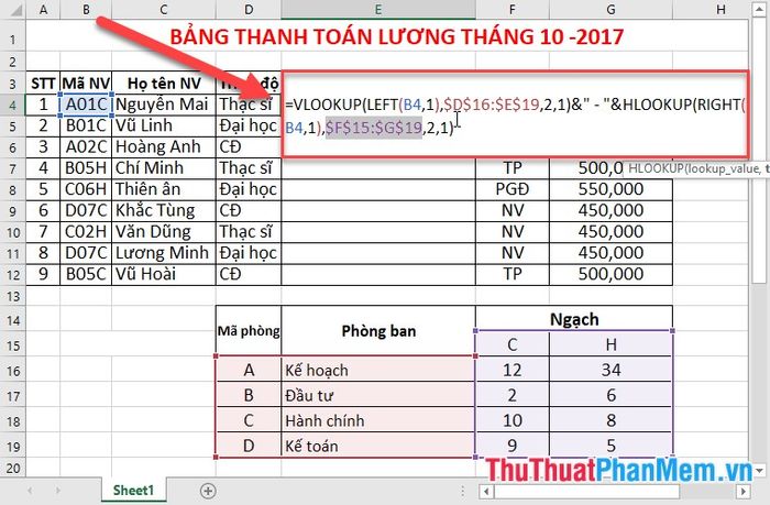 Khám Phá Hàm VLOOKUP - Bí Quyết Sử Dụng và Ví Dụ Thú Vị