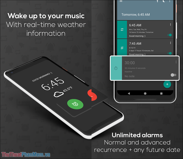 Top 5 ứng dụng đồng hồ báo thức hàng đầu trên Android