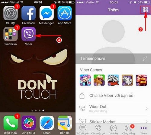 Log into Viber using QR code, utilize QR code for Viber login