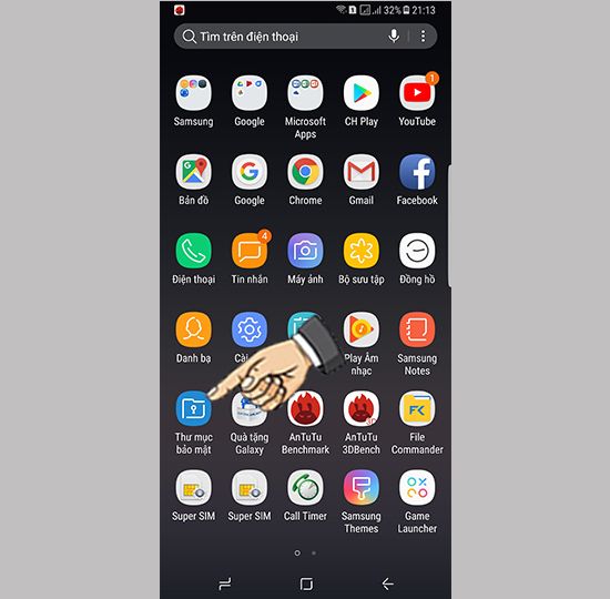 Security Folder on Samsung Galaxy Note 8