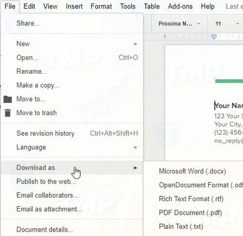 How to Transfer Google Docs to Word, Download Doc, Docx Files