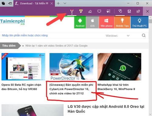 Taking Notes in Microsoft Edge, Note Feature on Edge Browser Windows 10