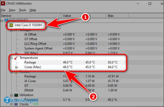 Checking Cpu Temperature With Cpu Z And Hwmonitor
