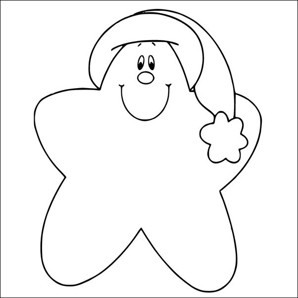 Adorable and Simple Star Coloring Pages for Kids