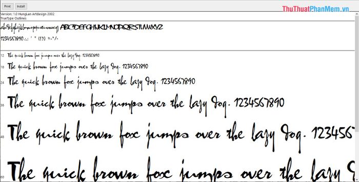 Discover the Collection of Unicode Calligraphy Fonts