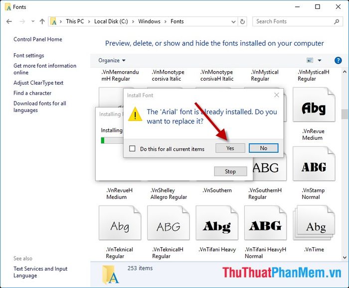 Download the complete Vietnamese font package for your computer (TCVN ...
