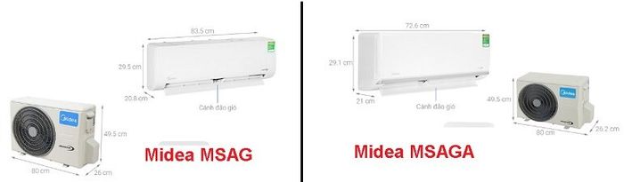 Những nâng cấp đặc sắc của điều hòa Midea MSAGA 2023 so với dòng MSAG ...