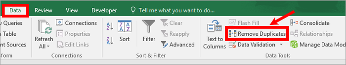 Find and Remove Duplicate Data in Excel