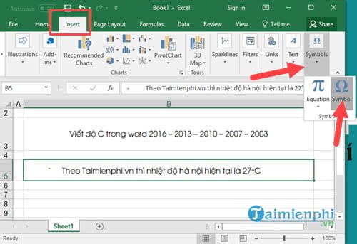How to Write Celsius in Word, Excel, PowerPoint 2019, 2016, 2013, 2010 ...
