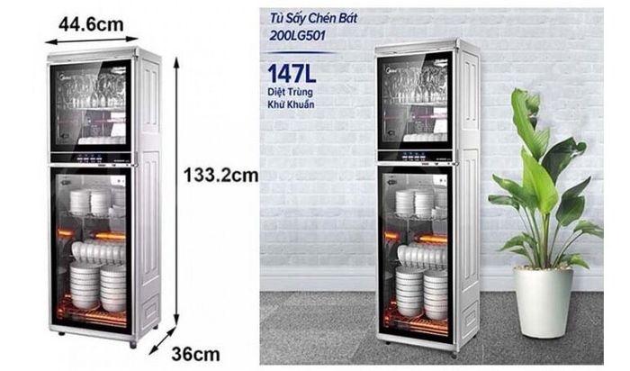 Đánh giá tủ sấy bát Midea MXV-ZLP200LG501 - Đáng đầu tư không? | Mytour.vn