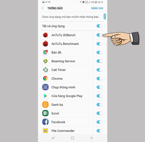 Configuring App Notifications on Samsung Galaxy S8 Plus - Mytour
