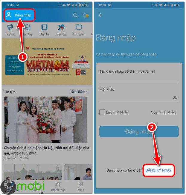 Detailed Guide: Registering and Logging into the Thanh Niên Việt Nam App