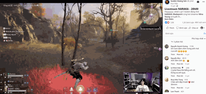 Cuộc đấu giữa Soobin Hoàng Sơn và Mina Young trong Naraka: Bladepoint ...