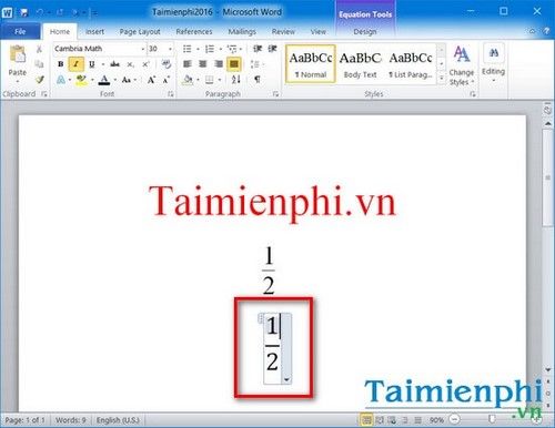 How to write fractions in Word, typing fraction formulas in Word 2003,