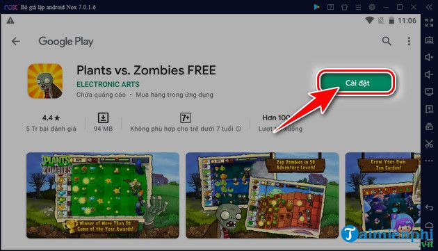How to play Plants vs Zombies on PC using the NoxPlayer Android emulator