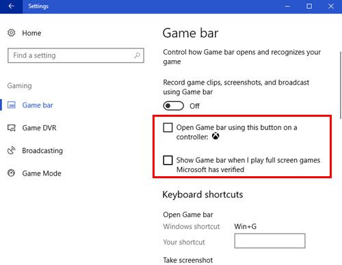 How to Disable Game Bar on Windows 10