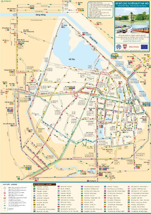 Update: Hanoi Bus Routes Map