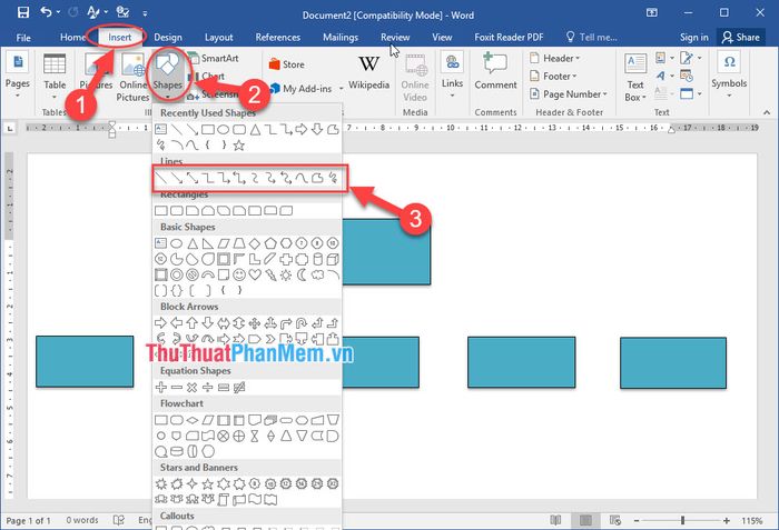 Drawing Diagrams with Word